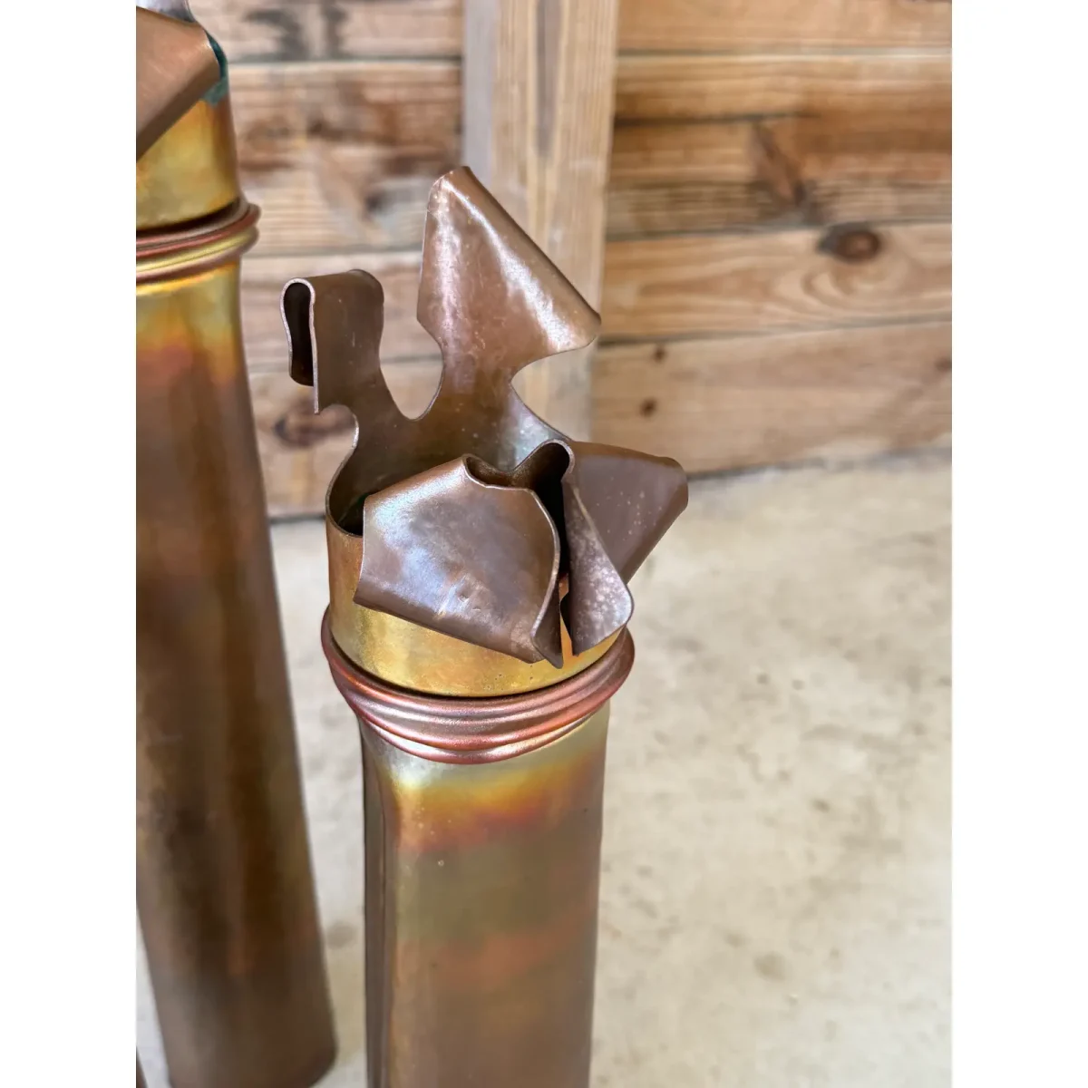 Late 20th Century Set of Three Sculptural Copper Vessels by Thomas ...