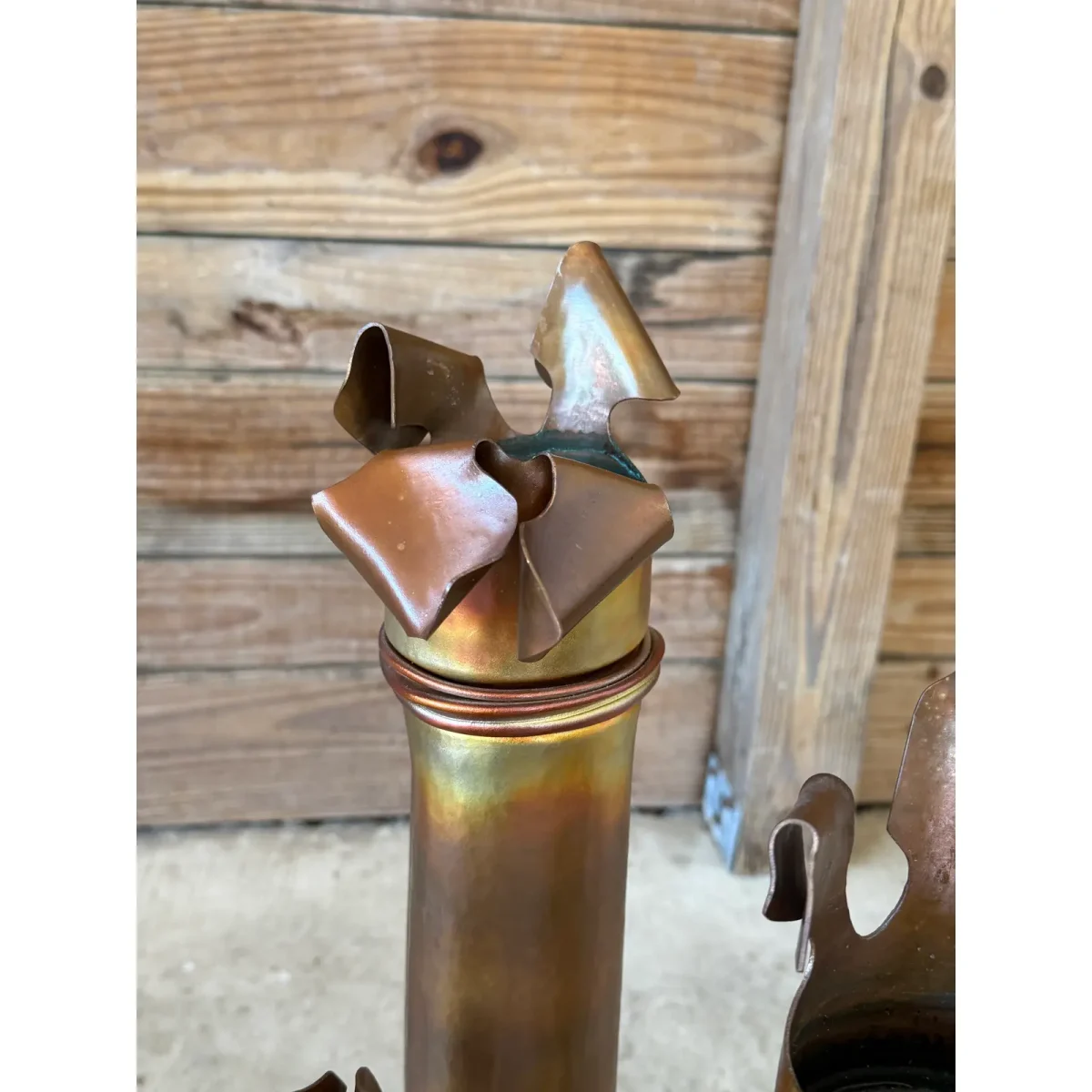 Late 20th Century Set of Three Sculptural Copper Vessels by Thomas ...