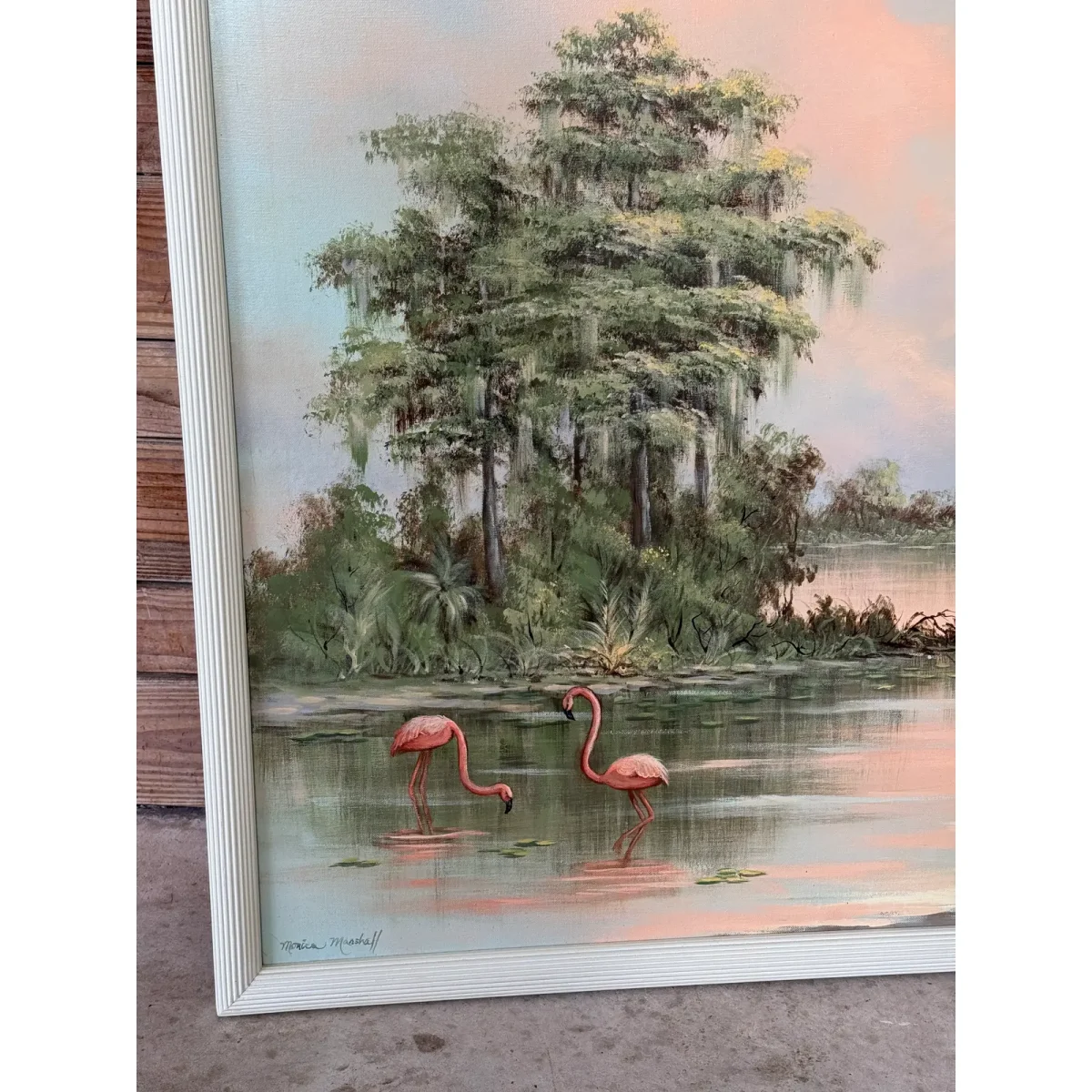 Vintage Coastal “Old Florida” Landscape Painting by Monica Marshall ...