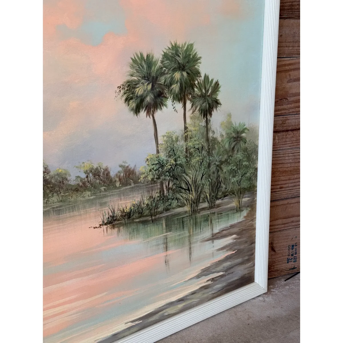 Vintage Coastal “Old Florida” Landscape Painting by Monica Marshall ...