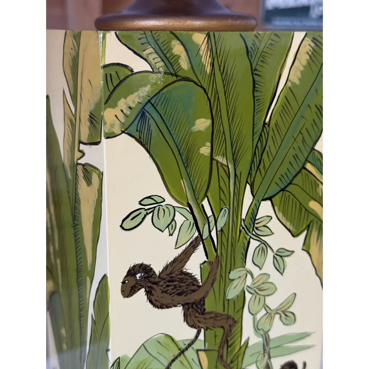 Vintage Tropical Regency Hand-Painted Table Lamps by Wildwood With New ...